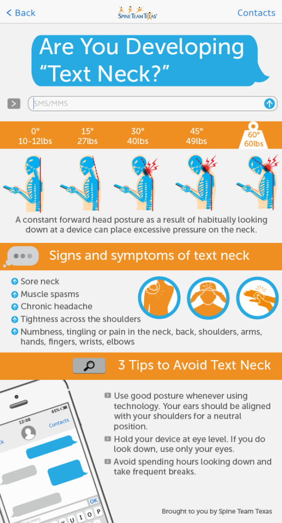 3 Tips to Avoid Text Neck | Spine Team Texas